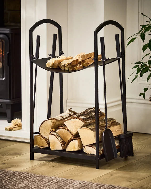 Modern Companion Fire Set for Wood Burners | Fireside | Dibor