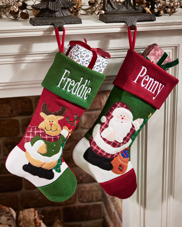 Personalised Traditional Children's Christmas Stockings – Dibor