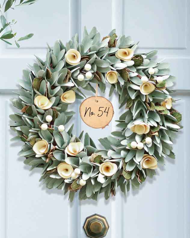 Personalised Lambeth Spring Wreath – Dibor