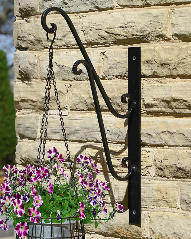 XL Black Scrolled Hanging Bracket – Dibor