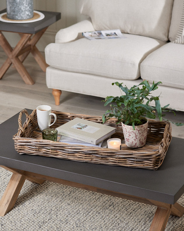 Large Rattan Tray – Dibor