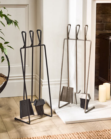 Modern Companion Fire Set for Wood Burners | Dibor