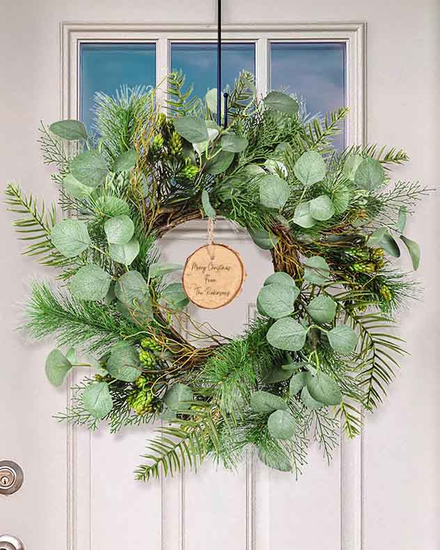 Personalised Hedgerow Wreath – Dibor
