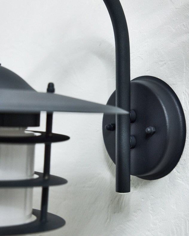 Atomic Metal Black Outdoor Wall Light – Dibor