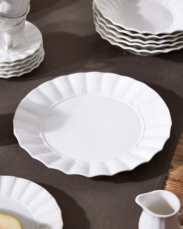 Mysa White Porcelain Tableware Collection | Dibor Crockery Sets