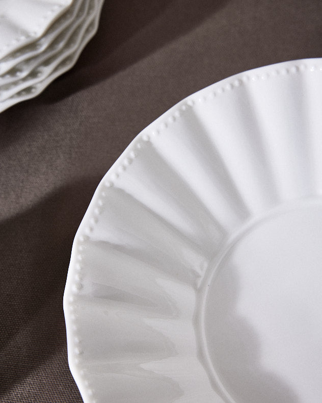 Mysa White Porcelain Tableware Collection | Dibor Crockery Sets