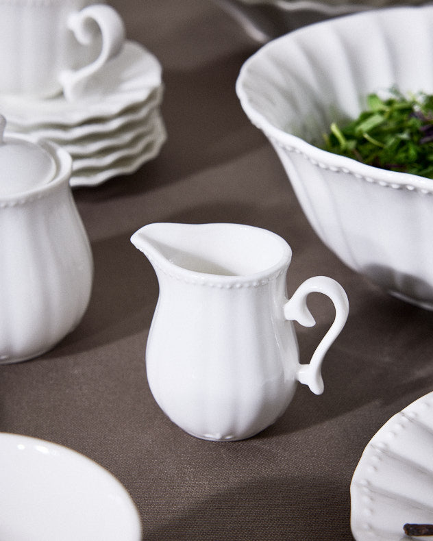 Mysa White Porcelain Tableware Collection | Dibor Crockery Sets