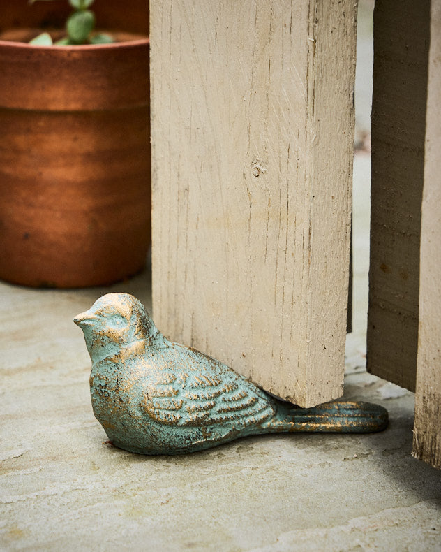 Vintage Style Cast Iron Bird Doorstop | Dibor Home Accessories