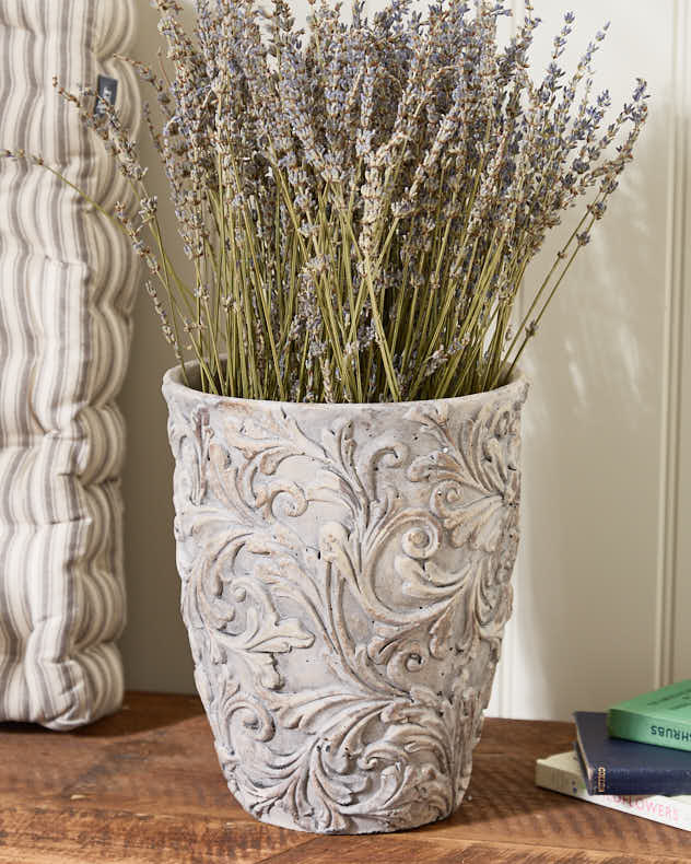 Inzola Rustic Botanical Planters | Dibor Plant Pots