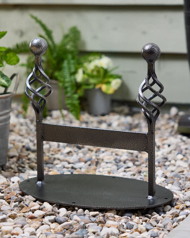 Redstock Ornate Black Boot Scraper | Dibor Garden Accessories