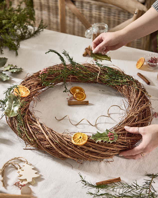 DIY Wicker Wreath 50cm – Dibor