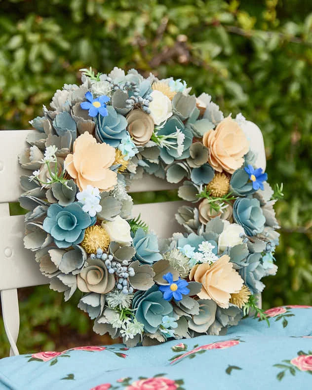 Ashbourne Floral Wreath 35cm | Dibor