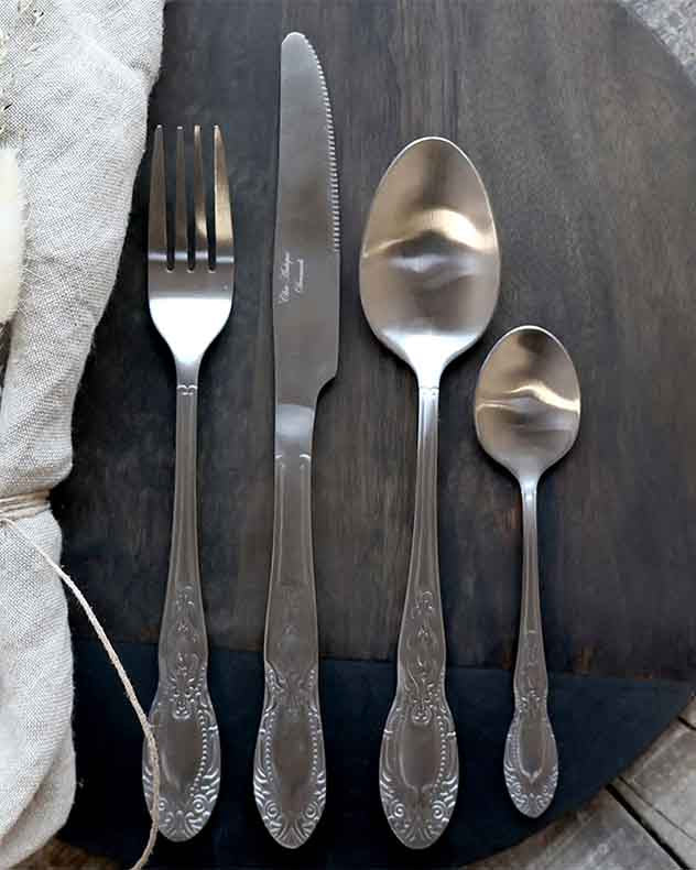 Vintage Silver 16pc Cutlery Set | Cutlery Set | Dibor