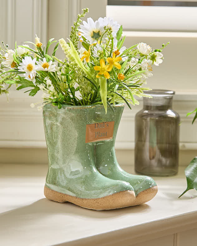 Dad's Plant Green Wellies Planter – Dibor