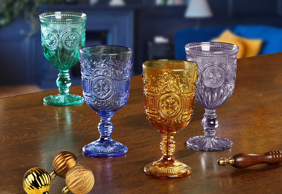 Aurielle Pink Wine Goblet – Dibor