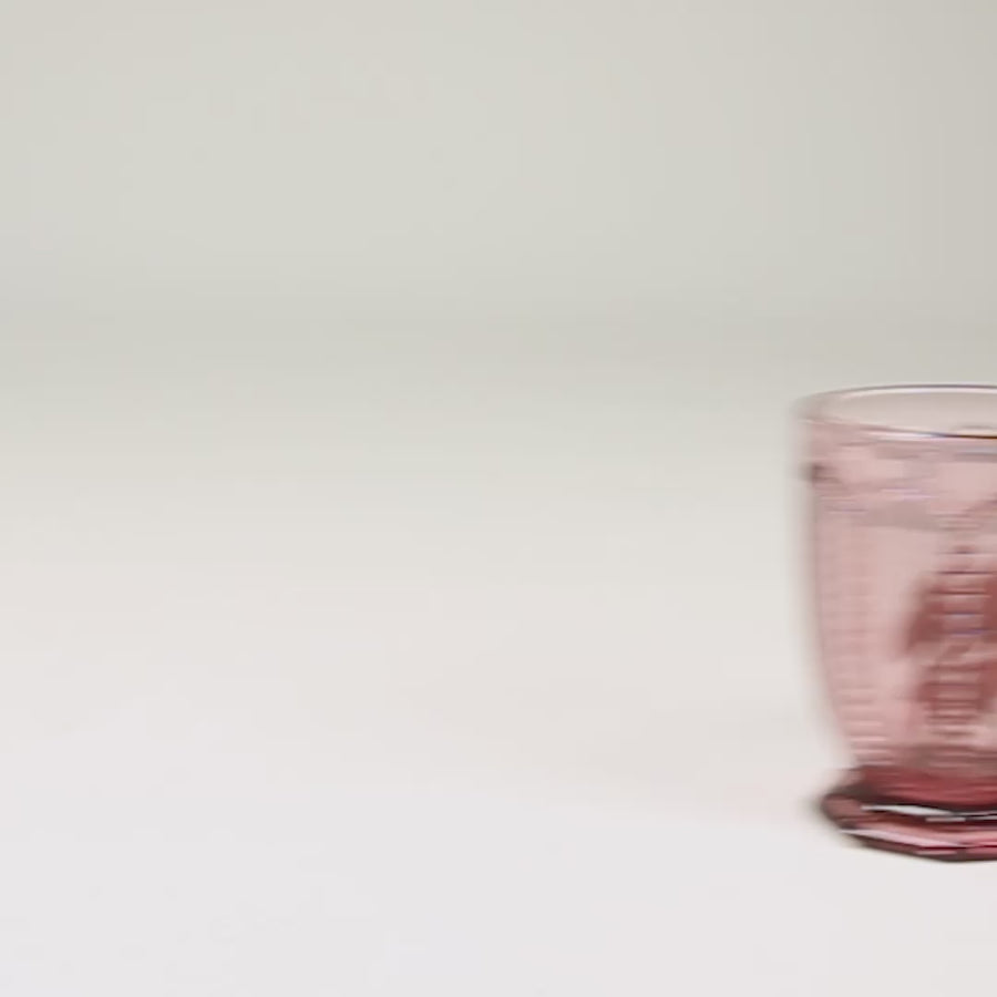 Bella Perle Pink Tumbler Glasses | Dibor Collection