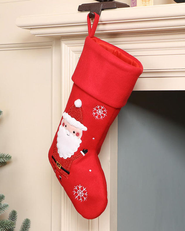 Red Santa Children's Christmas Stocking – Dibor