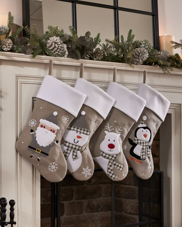 Grey Christmas Stocking Collection – Dibor